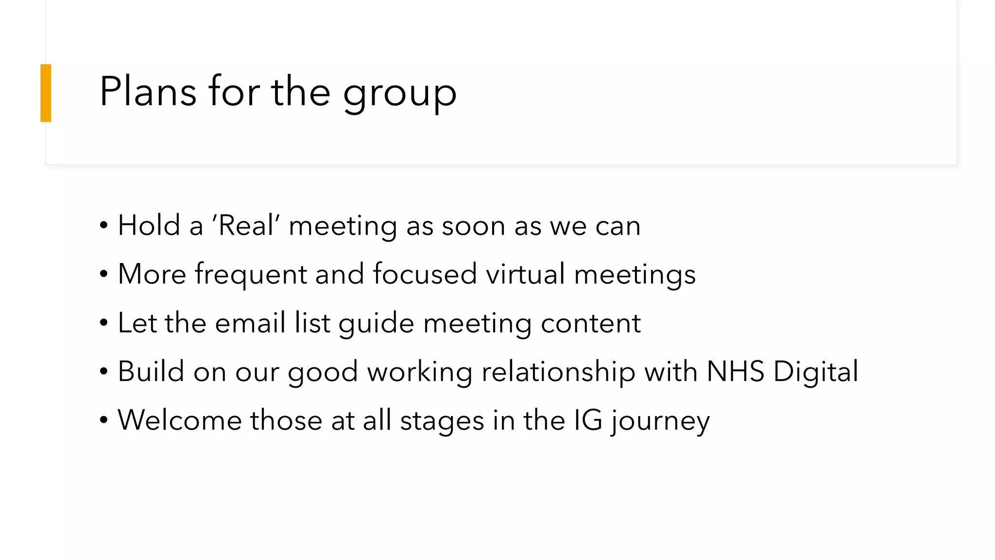 IG working group update | PDF | Technology & Computing