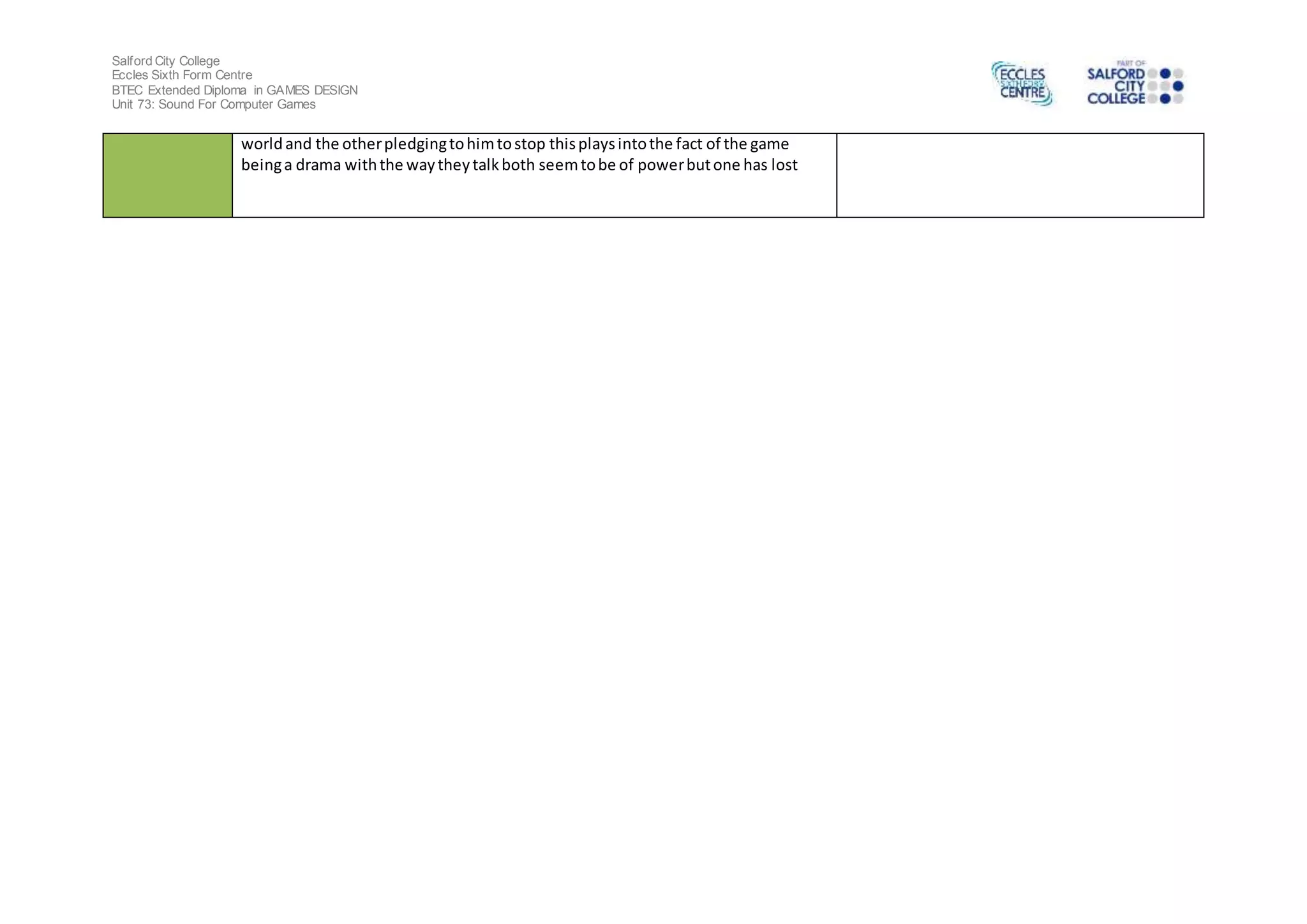 Ig1 task 2 analysis work sheet 4 | PPT