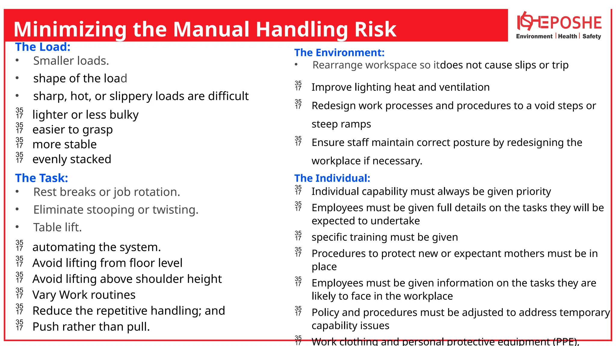 Manual handling and work related upper limb disorder | PPTX