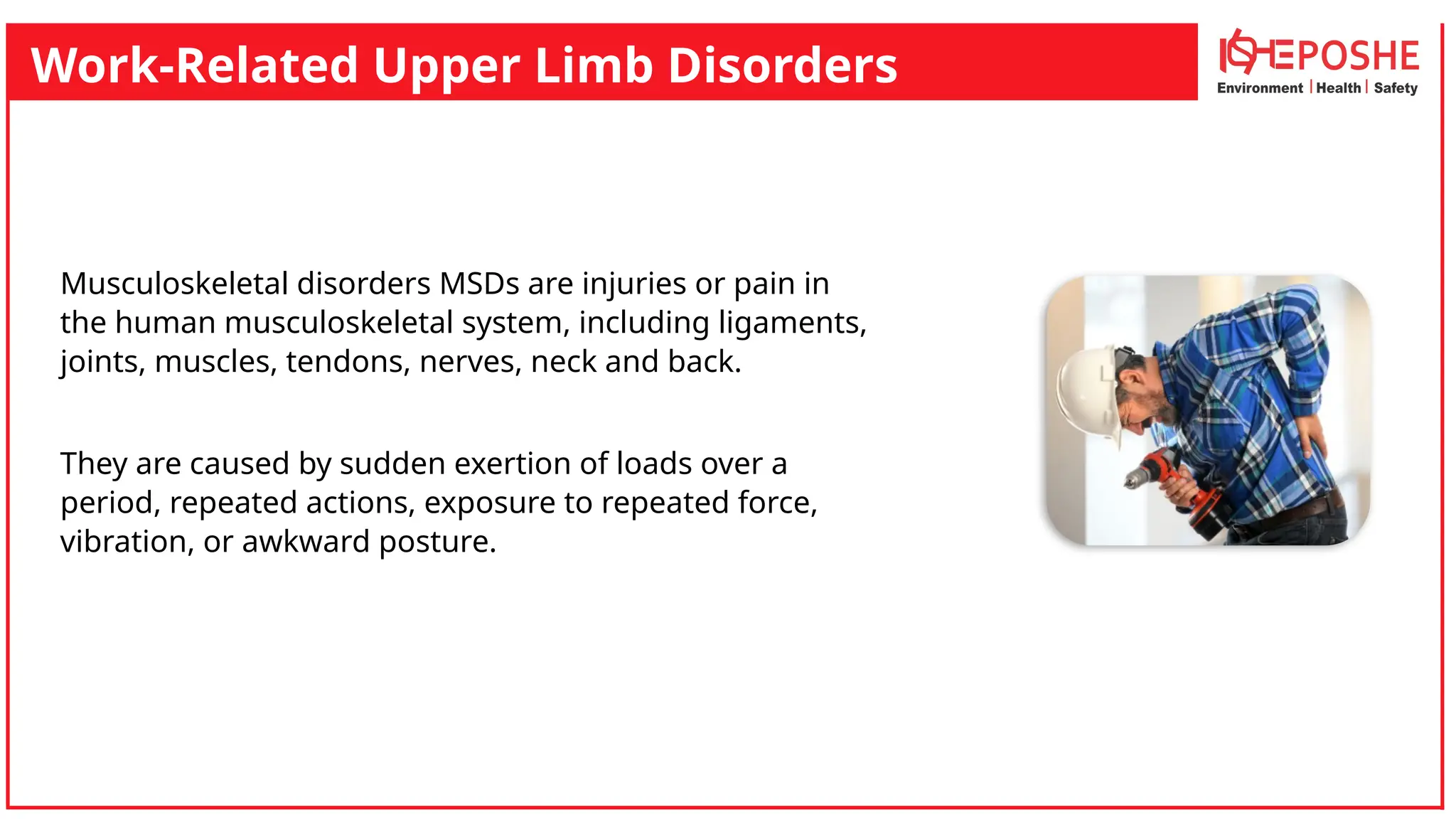 Manual handling and work related upper limb disorder | PPTX