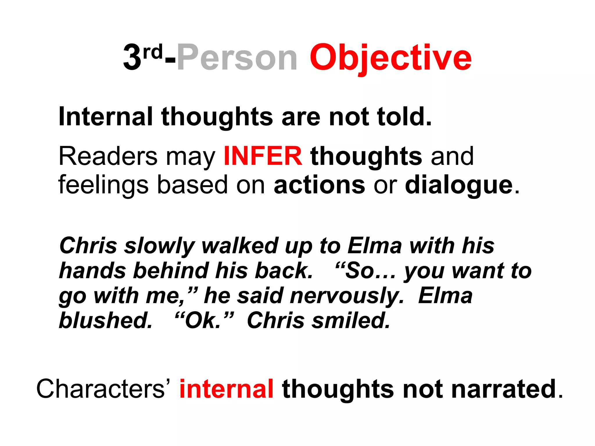 Ig 2 and as revisiosn modes of-third-person-narration-lesson | PPT