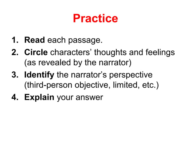 Ig 2 and as revisiosn modes of-third-person-narration-lesson | PPT