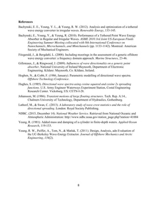 Directional Spreading Effect on a Wave Energy Converter | PDF