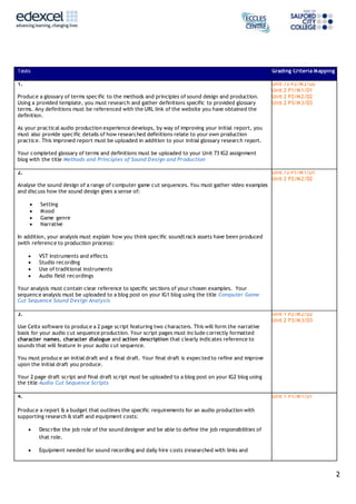 Unit 73 Assignment Breif | DOCX