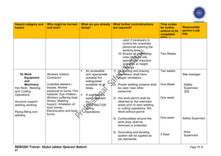 IG2May2022.docx. For ig2 NEBOSH project pdf | DOCX