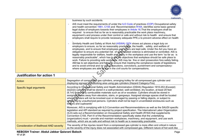 IG2May2022.docx. For ig2 NEBOSH project pdf | PPT