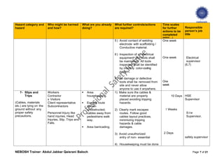 IG2May2022.docx. For ig2 NEBOSH project pdf | DOCX