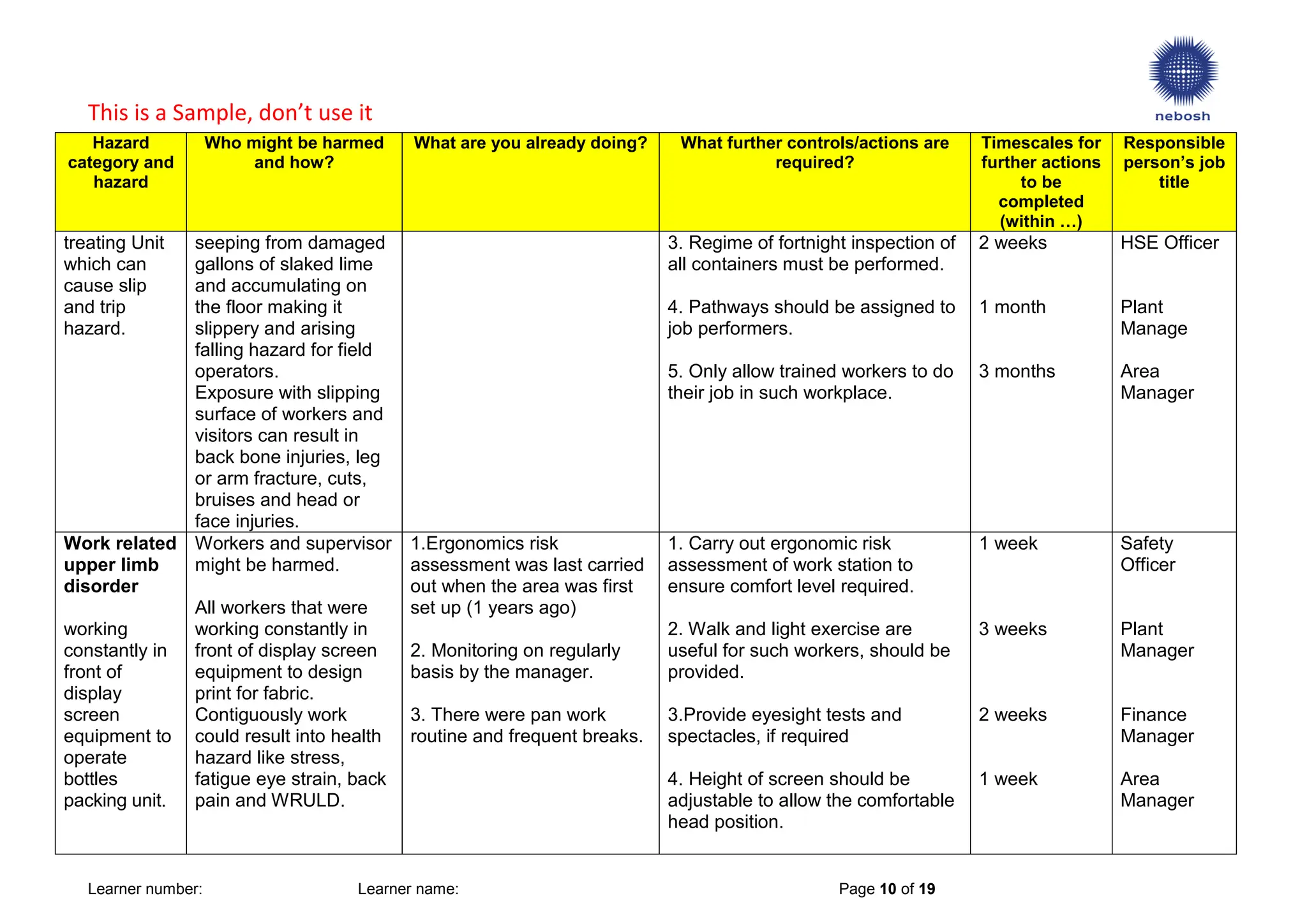 International General certificate risk assessment report of | PDF