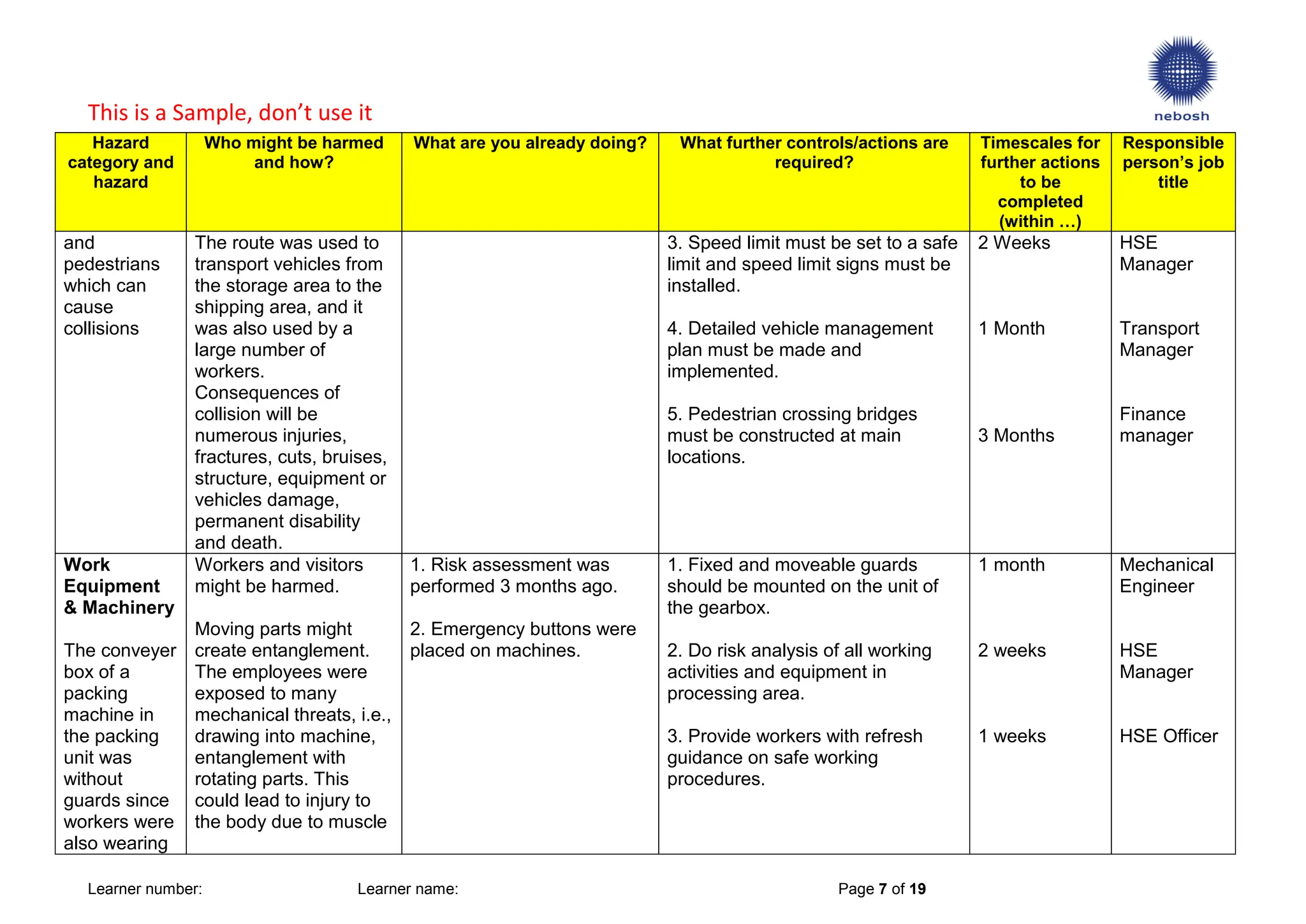 International General certificate risk assessment report of | PDF