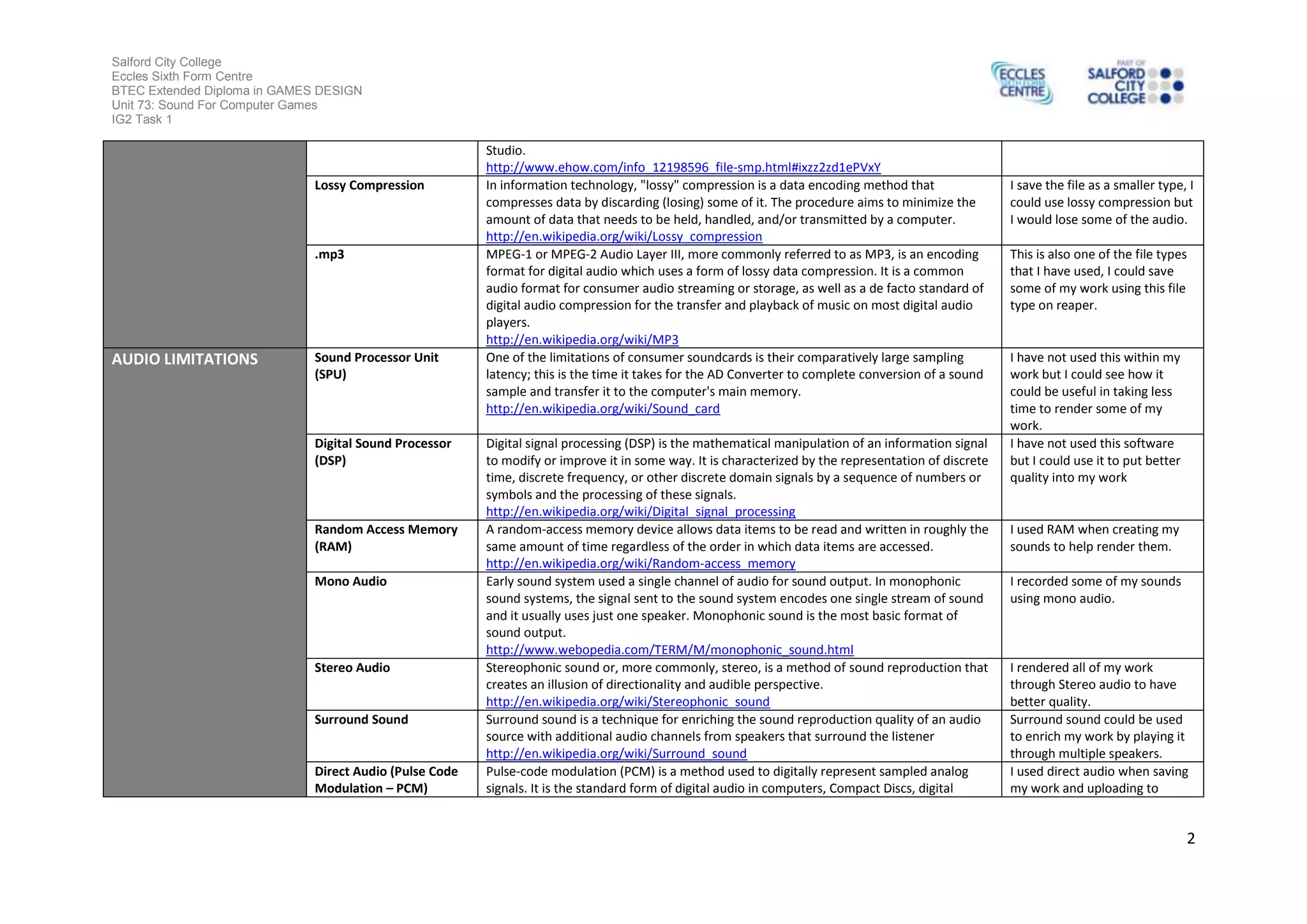 IG2 Task 1 Work Sheet | PPT | Free Download