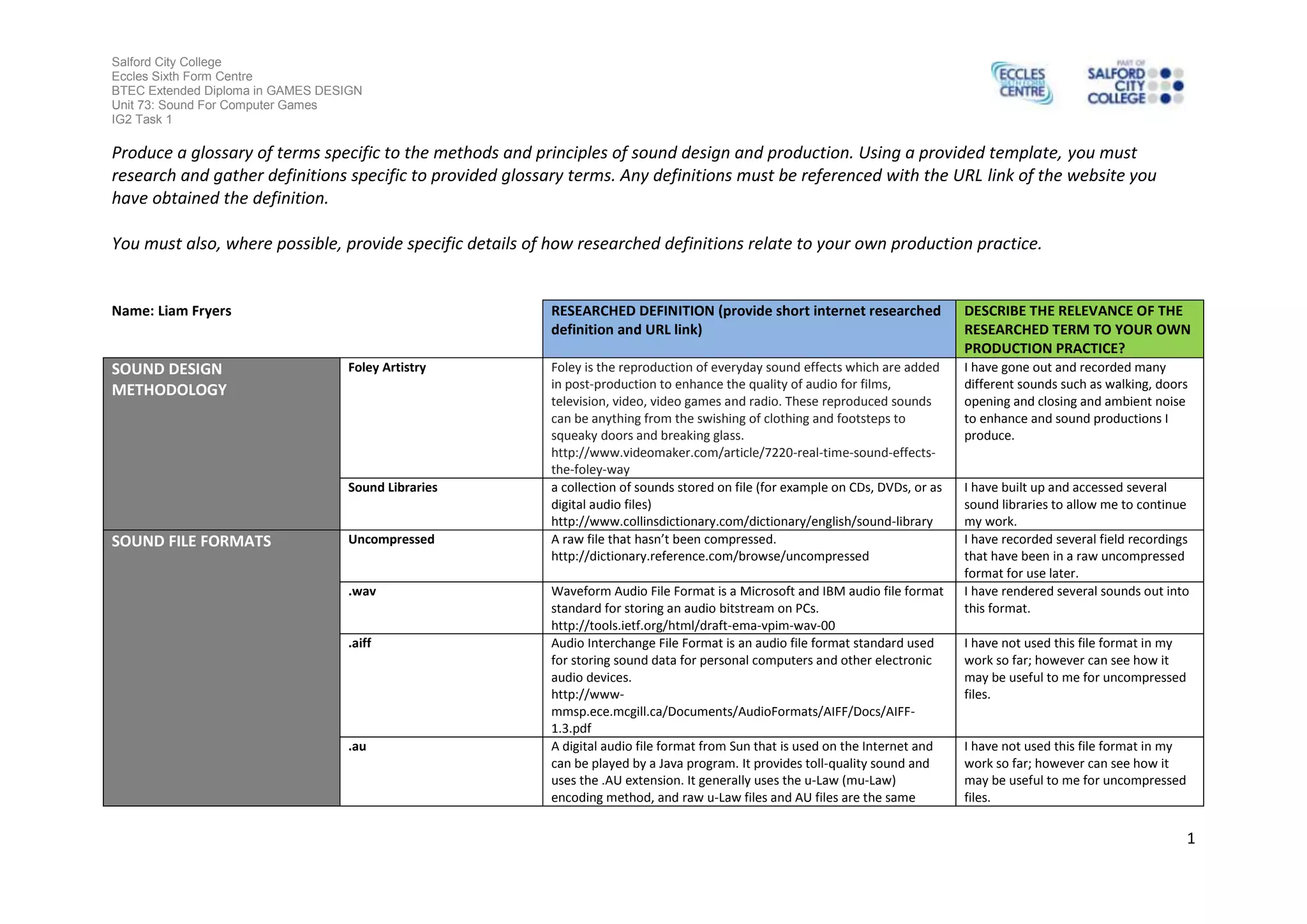 Ig2 task 1_work_sheet | PPT