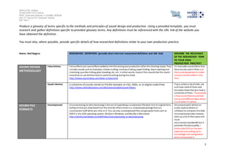 Ig2 task 1 work sheet (improved version) | PPT
