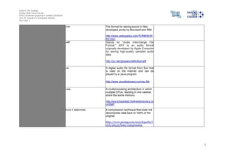 Ig2 task 1 work sheet (use this) | DOC | Digital Audio | Computer ...