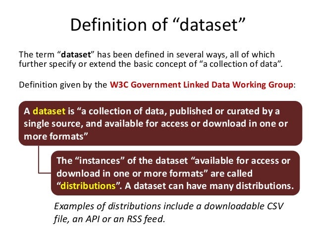 How to describe a dataset. Interoperability issues How to describe a dataset. Interoperability issues