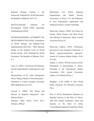 IGAD: Establishment And Functions of IGAD Based on one of regional ...