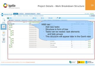 NavalPlan: The Open Web Project Planning Tool (LinuxTag 2011) | PPT