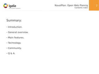 NavalPlan: The Open Web Project Planning Tool (LinuxTag 2011) | PPT