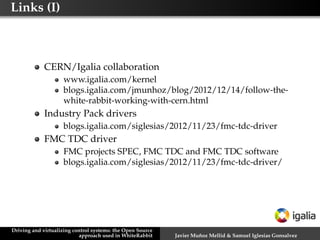 Driving and virtualizing control systems: the Open Source approach used in WhiteRabbit (HEPTech ...