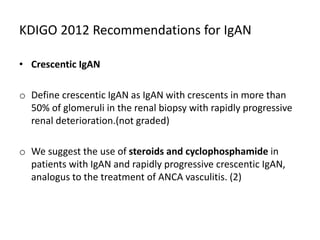 IGA Nephropathy | PPTX