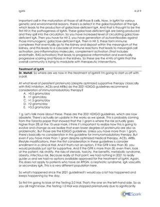 IgAN Case Closed CME Program with Ali Mehdi, MD - Transcript | PDF