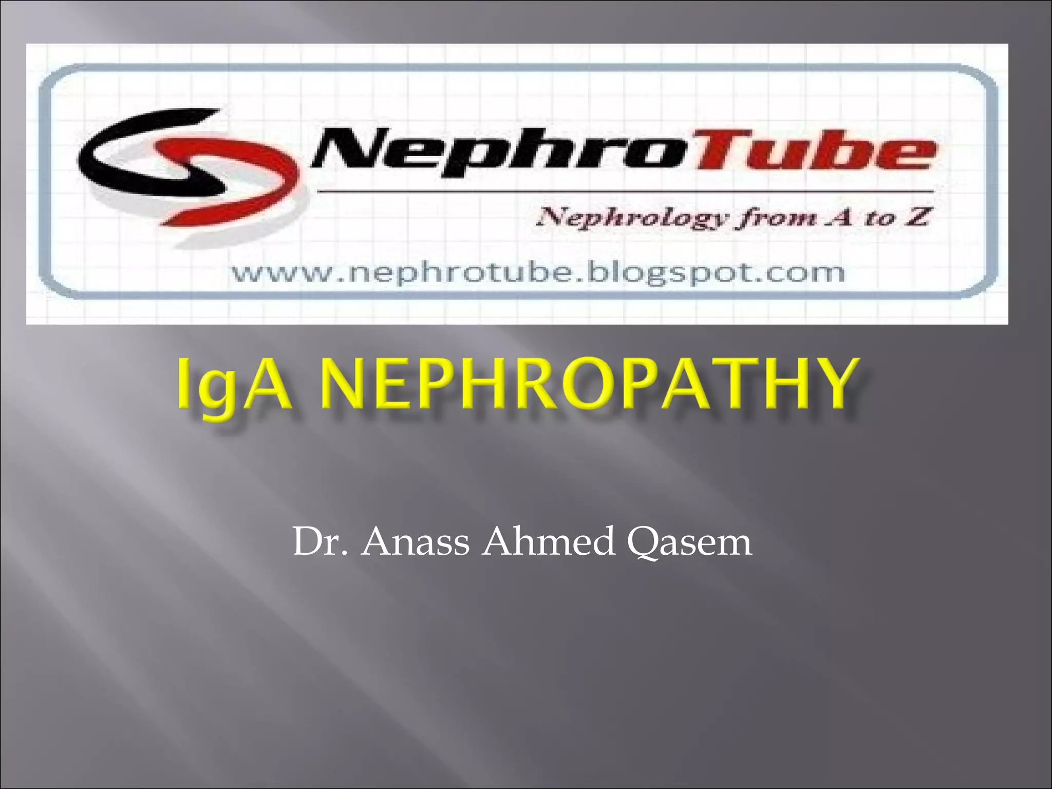 IgA nephropathy | PPT