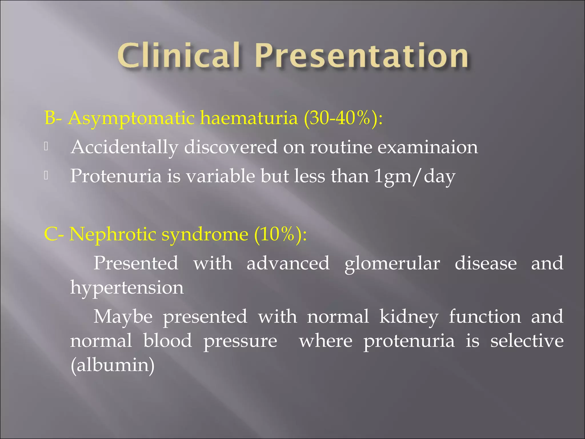 IgA nephropathy | PPT