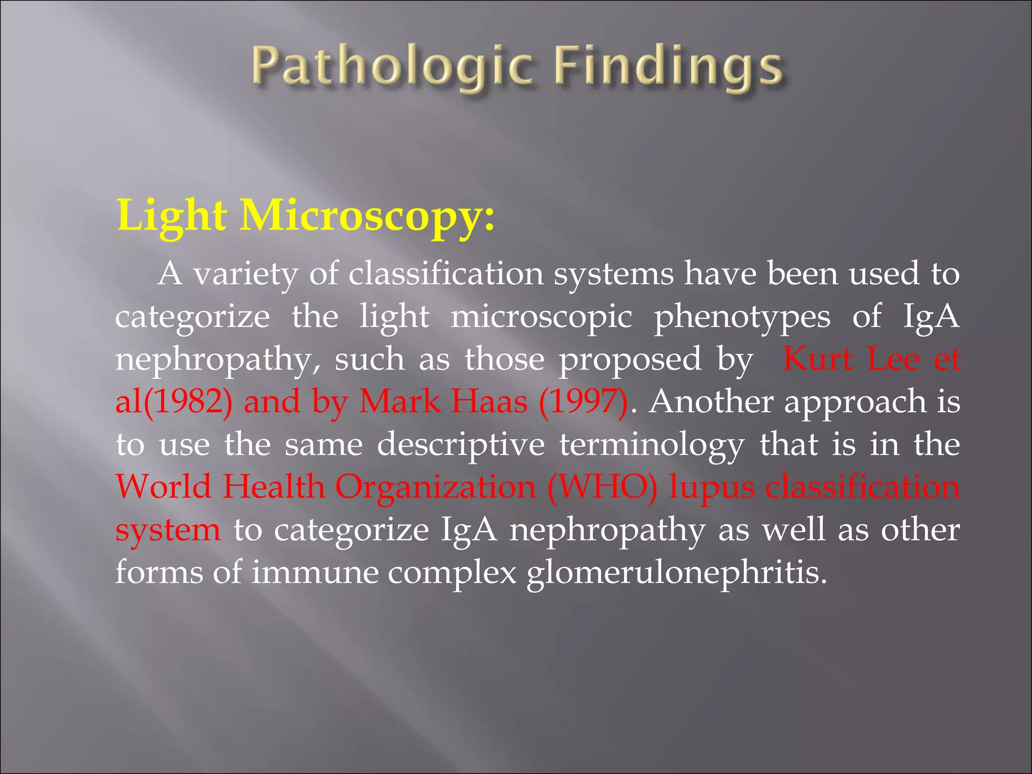 IgA nephropathy | PPT