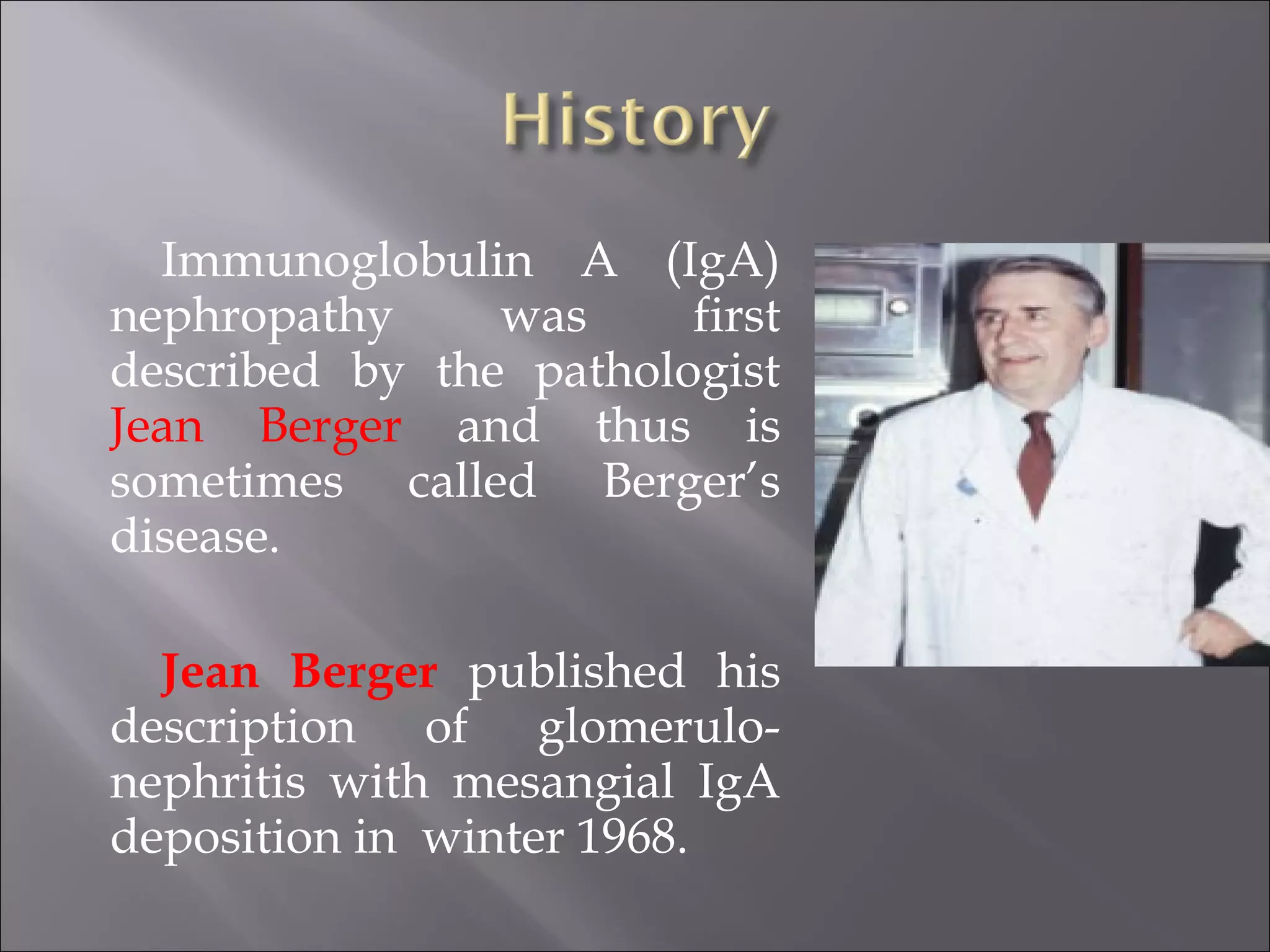 IgA nephropathy | PPT