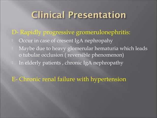 IgA nephropathy | PPT