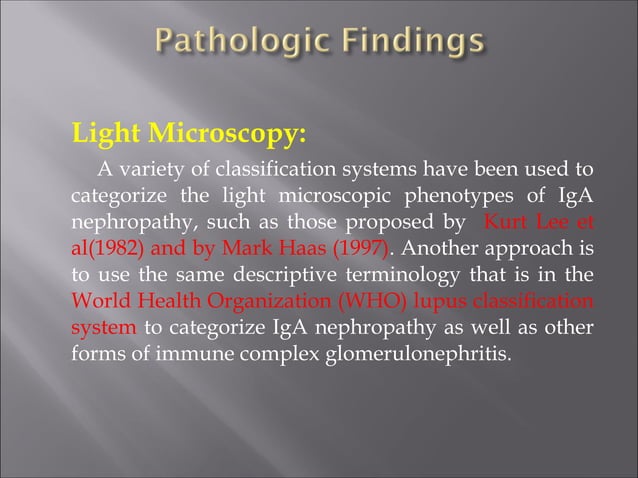 IgA nephropathy | PPT