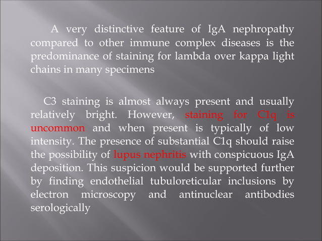 IgA nephropathy | PPT