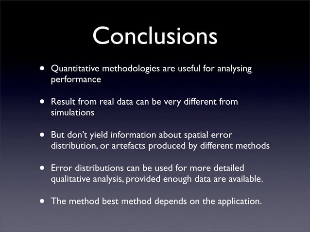 Performance Evaluation for Scattered Data Interpolation | PPT