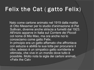 I gatti famosi dei fumetti( philipp gorini) | PPT