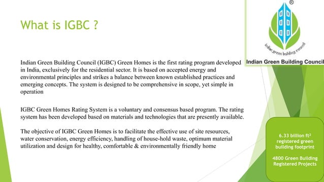 IGBC | PPTX | Indoor Environmental Quality | Home & Garden