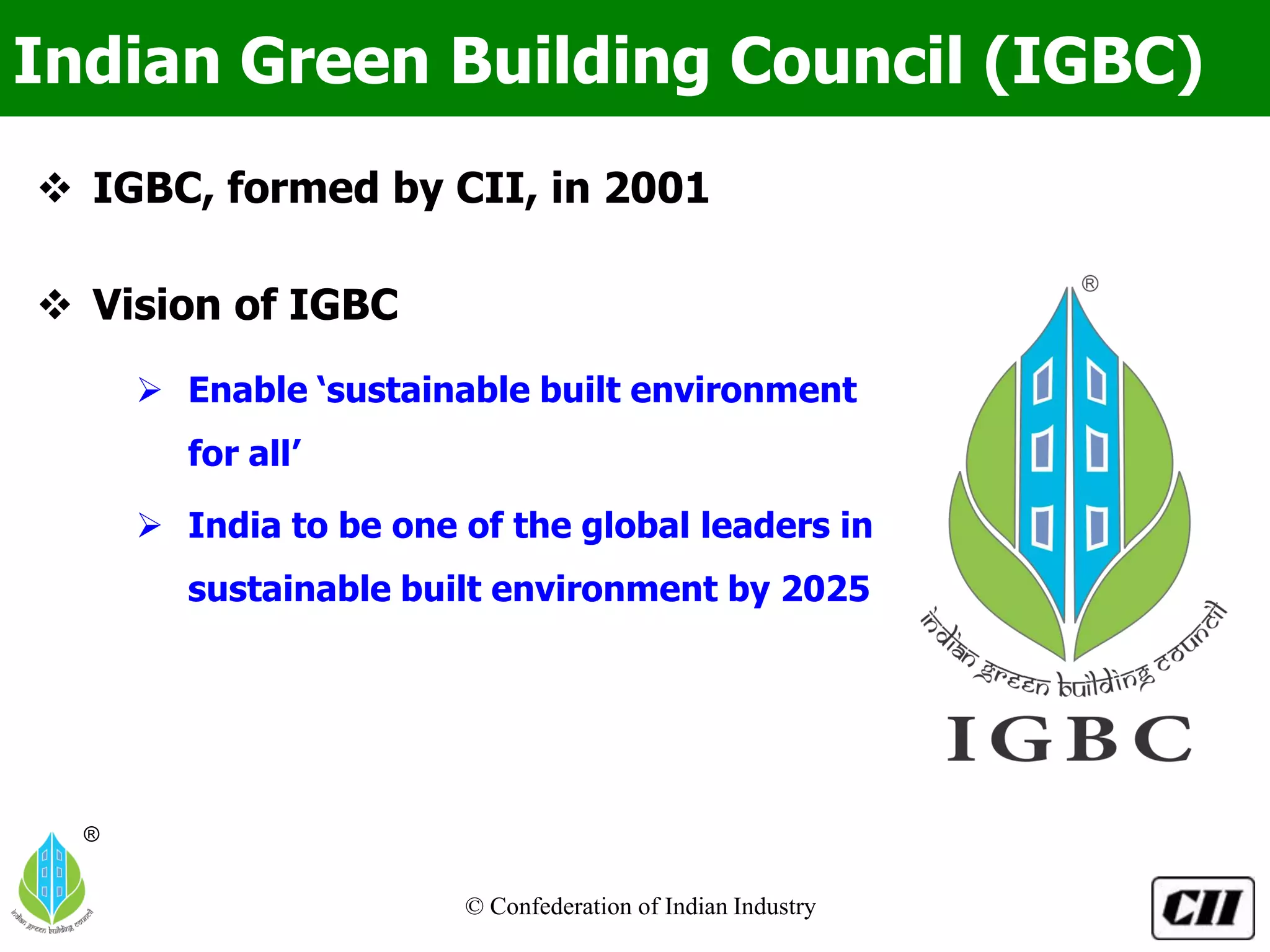 Intoduction of Indian Green Building Council | PDF