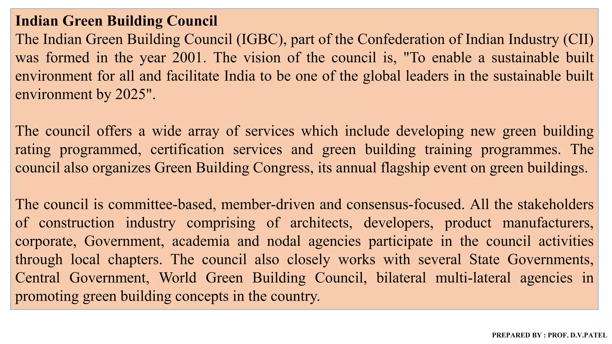 IGBC RATING SYSTEM | PPTX