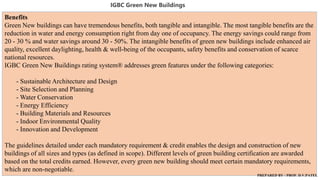 IGBC RATING SYSTEM | PPTX