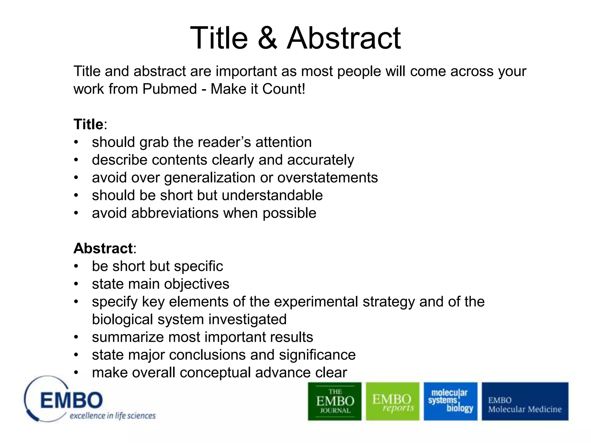 Preparing a manuscript | PPTX