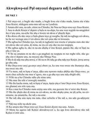 Igbo - The Epistle of Paul the Apostle to the Laodiceans.pdf