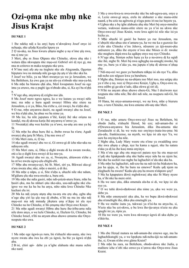 Igbo - The First Gospel of the Infancy of Jesus Christ.pdf