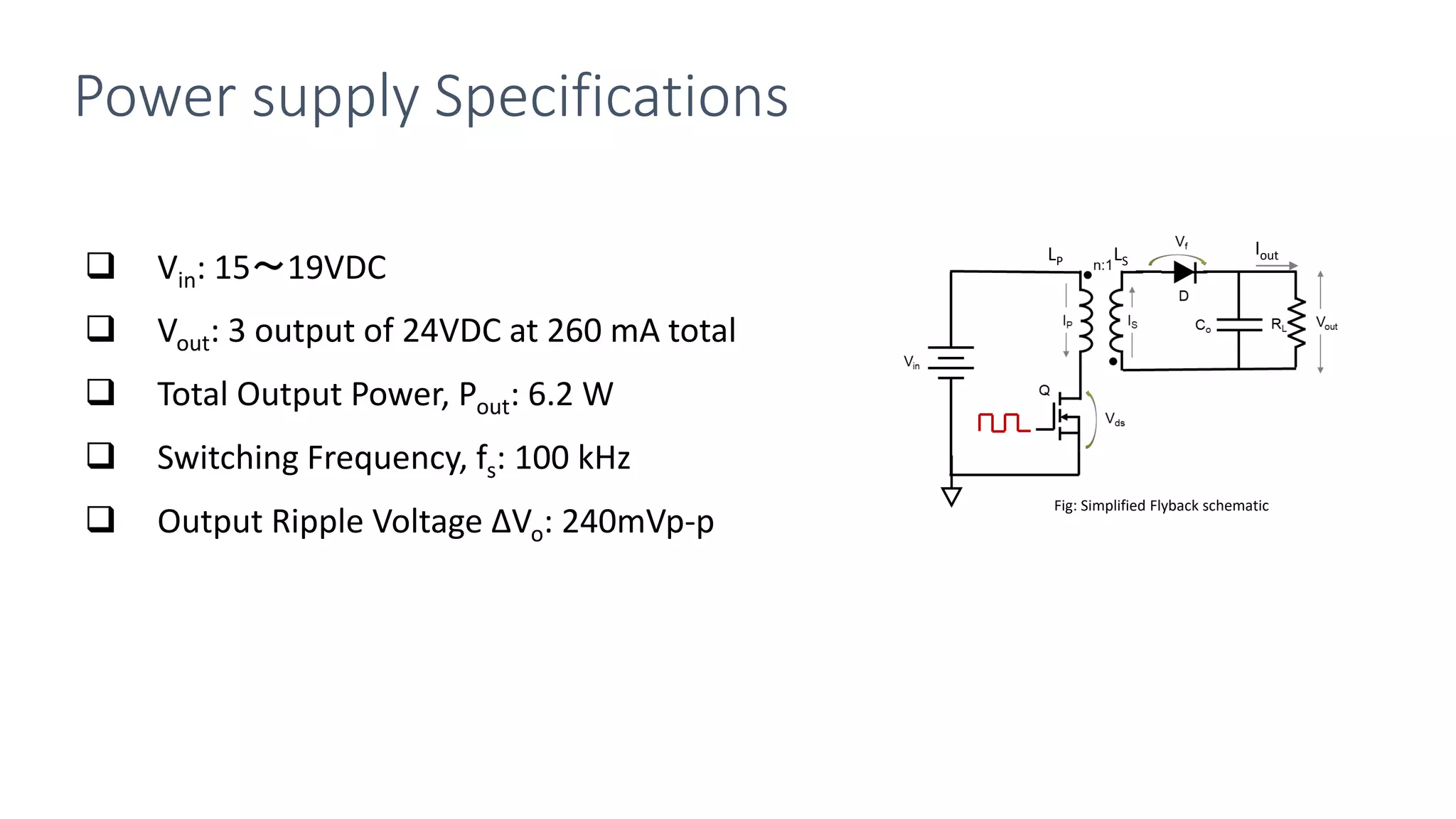 Igbt gate driver power supply flyback converter | PDF