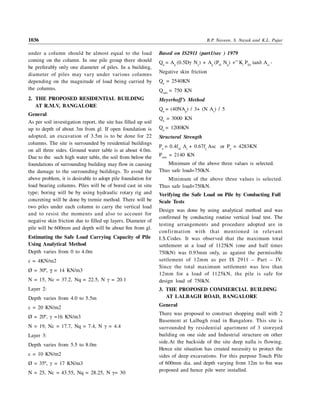 Designing and construction of piles under various field conditions | PDF