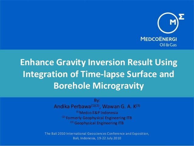 Enhance Gravity Inversion Result Using Integration Of Time Lapse Surf