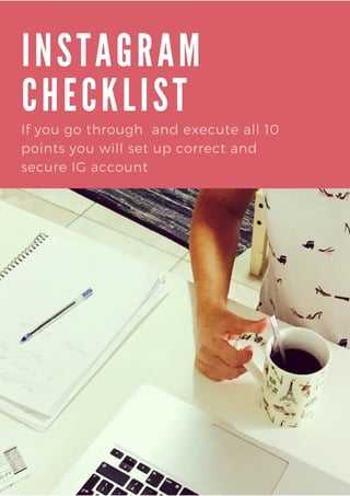 Instagram checklist | PDF