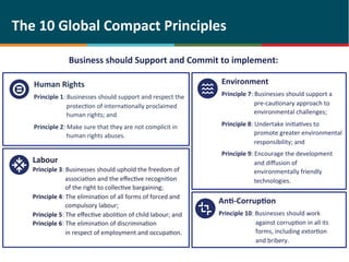 Indonesia Global Compact Network - Introduction | PPT | Free Download