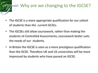 IGCSE | PPT