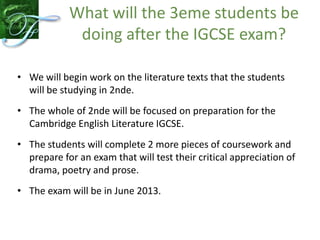 IGCSE | PPT