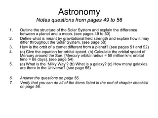 Igcse 16-astronomy | PPT