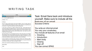 ESL writing for IGCSE students and learners | PPTX