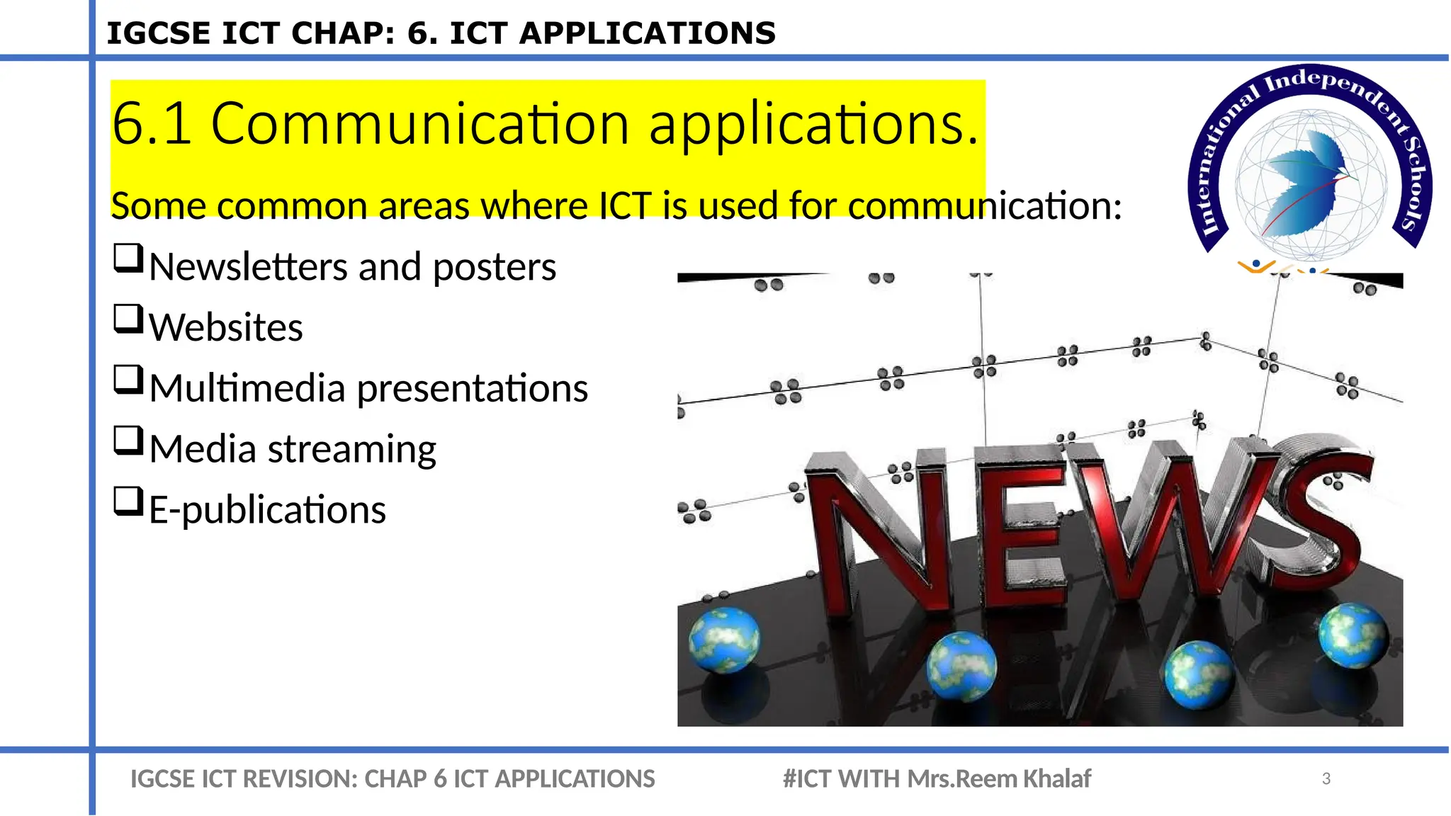 Igcse Ict Chapter 6 Ict Applications Pptx